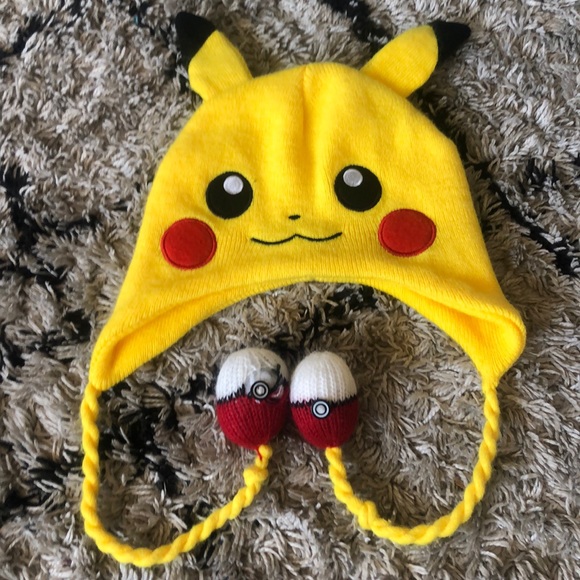 Accessories | Pikachu Winter Hat Cosplay Pikachu Unisex | Poshmark